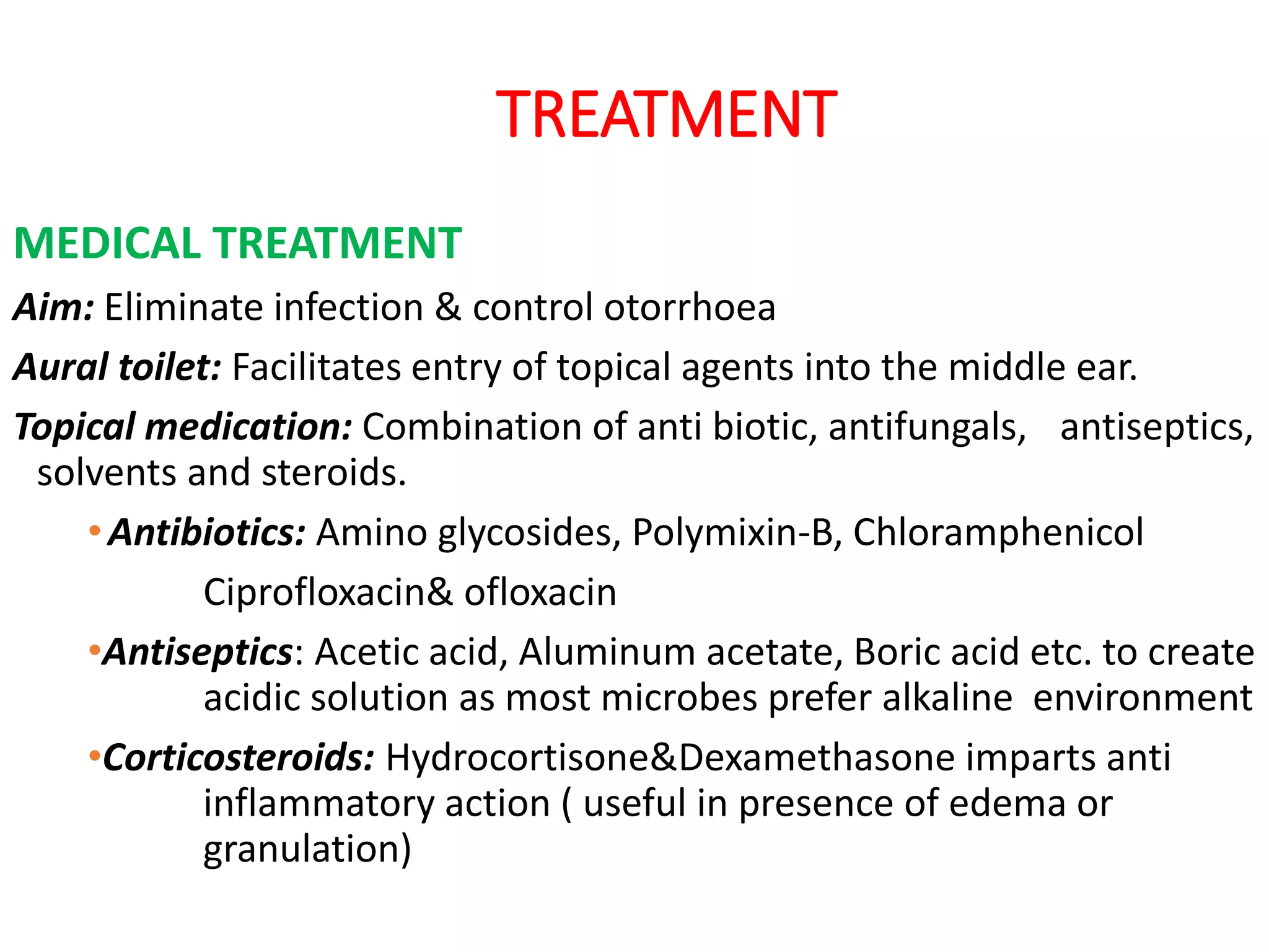 CHRONIC SUPPURATIVE OTITIS MEDIA (TUBOTYMPANIC) | PPT