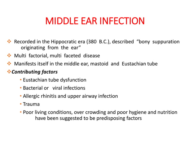 CHRONIC SUPPURATIVE OTITIS MEDIA (TUBOTYMPANIC) | PPT