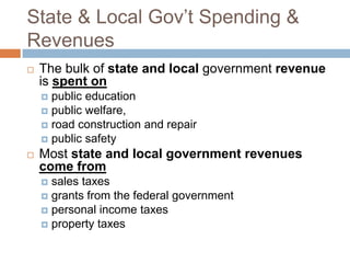 7c sources of govt revenue | PPTX