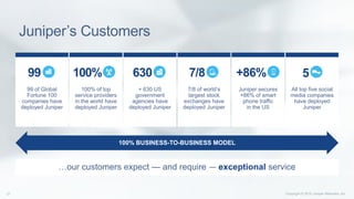 Juniper Services and Support | PDF