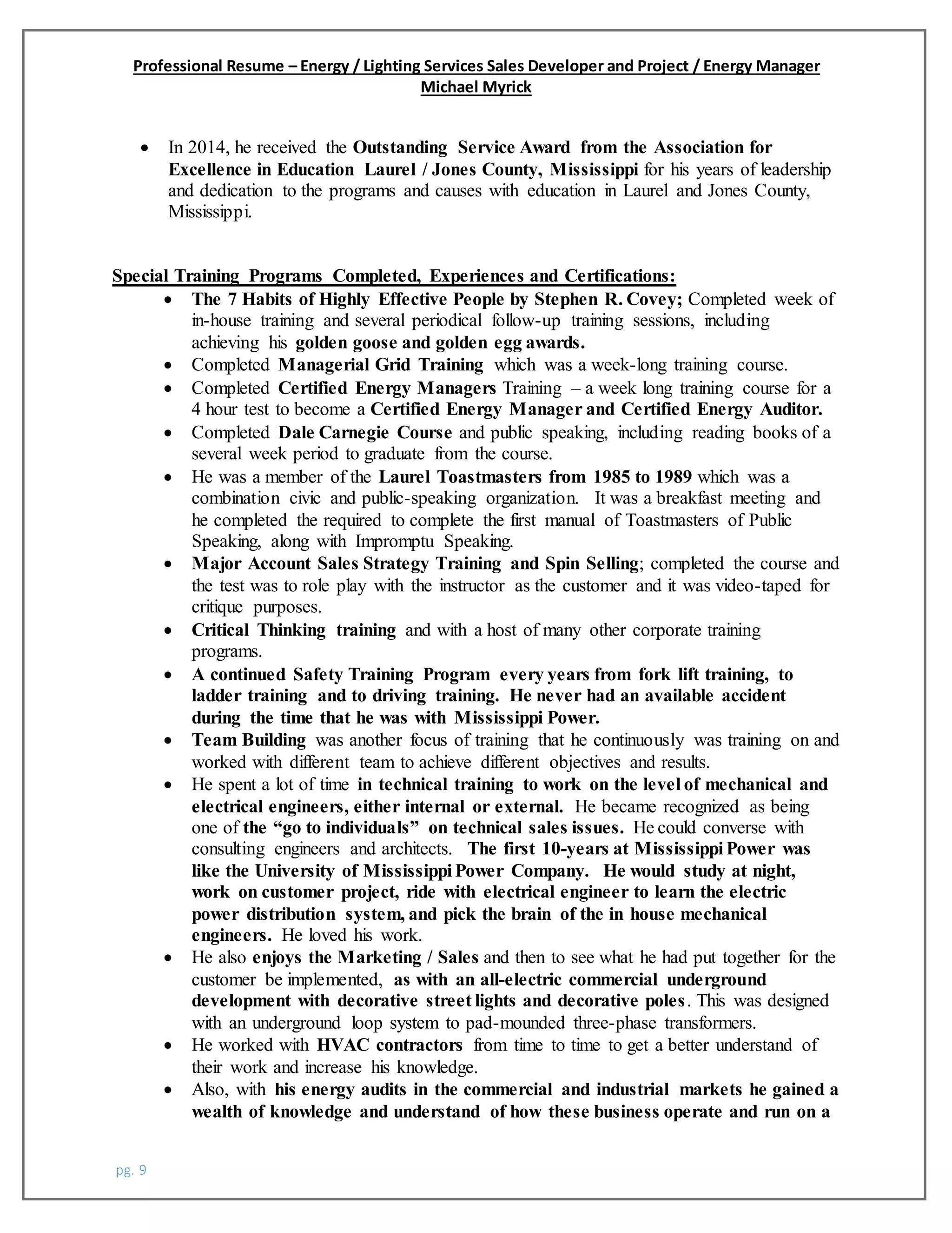 Michael Myrick Resume (4) | DOCX