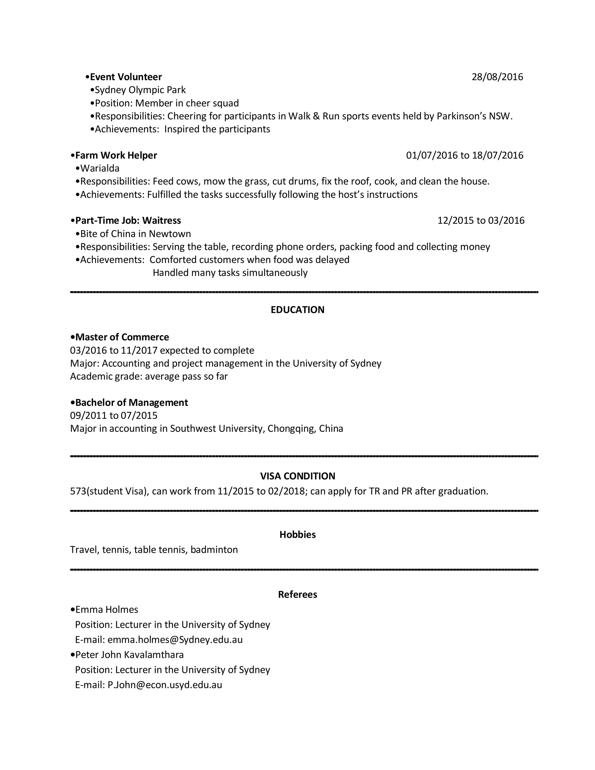 Resume3 | PDF