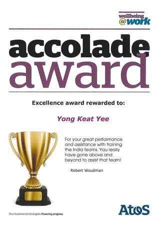 Accolade award | PDF