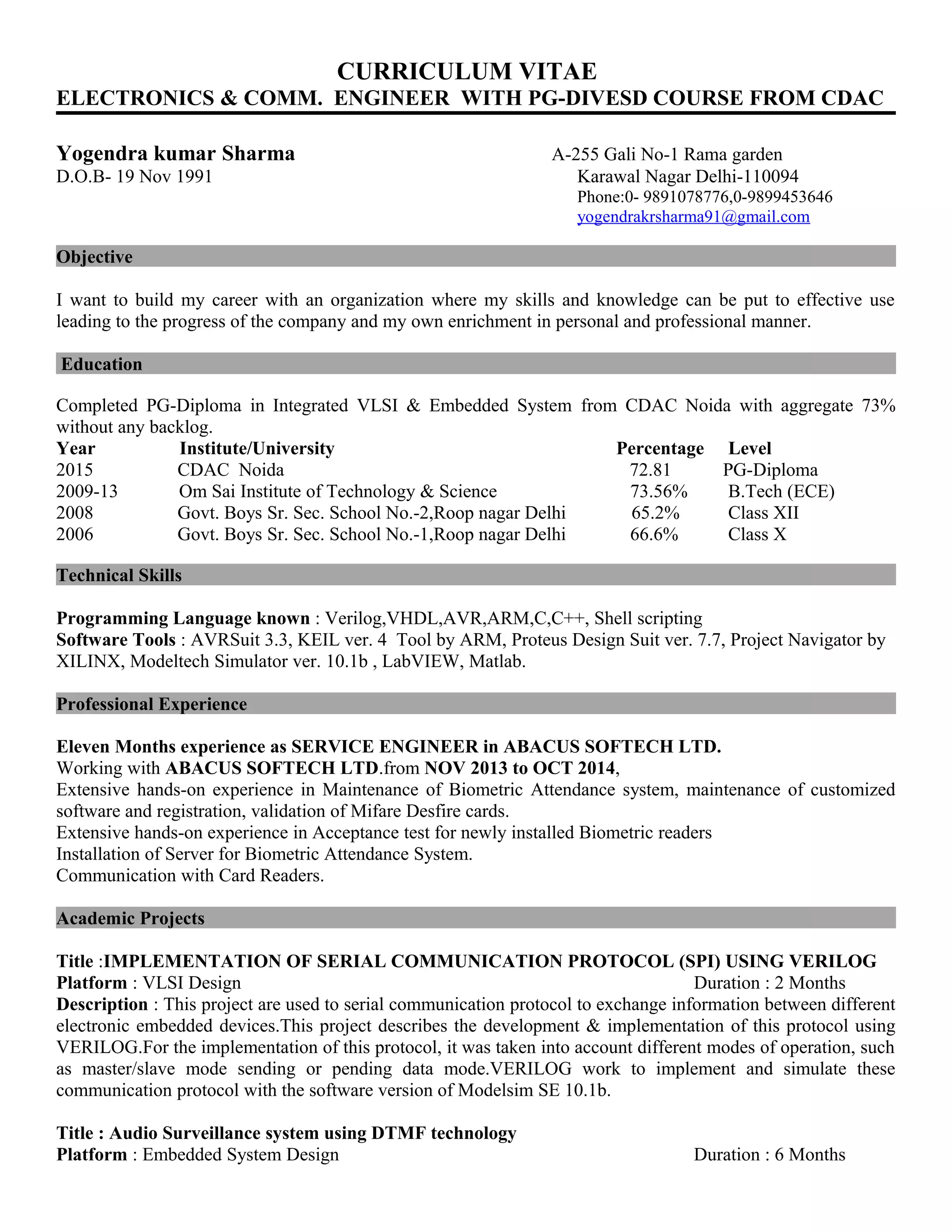 YOGENDRA KR SHARMA updated | PDF