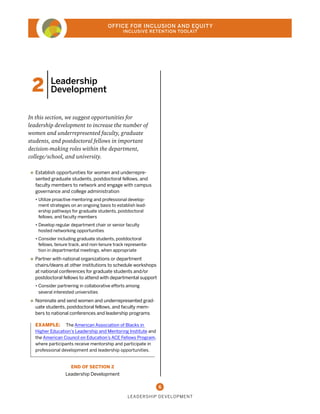 Faculty, Graduate Student, and Postdoctoral Fellow Inclusive Retention ...