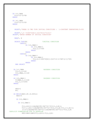 Introduction to CFD FORTRAN code | PDF