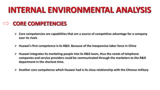 ENVIRONMENTAL ANALYSIS OF HUAWEI | PPTX