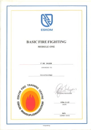 CERTIFICATE FOR ARTISANS | PDF