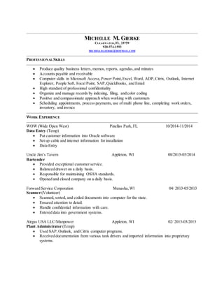 MichelleGierkeResume | DOCX