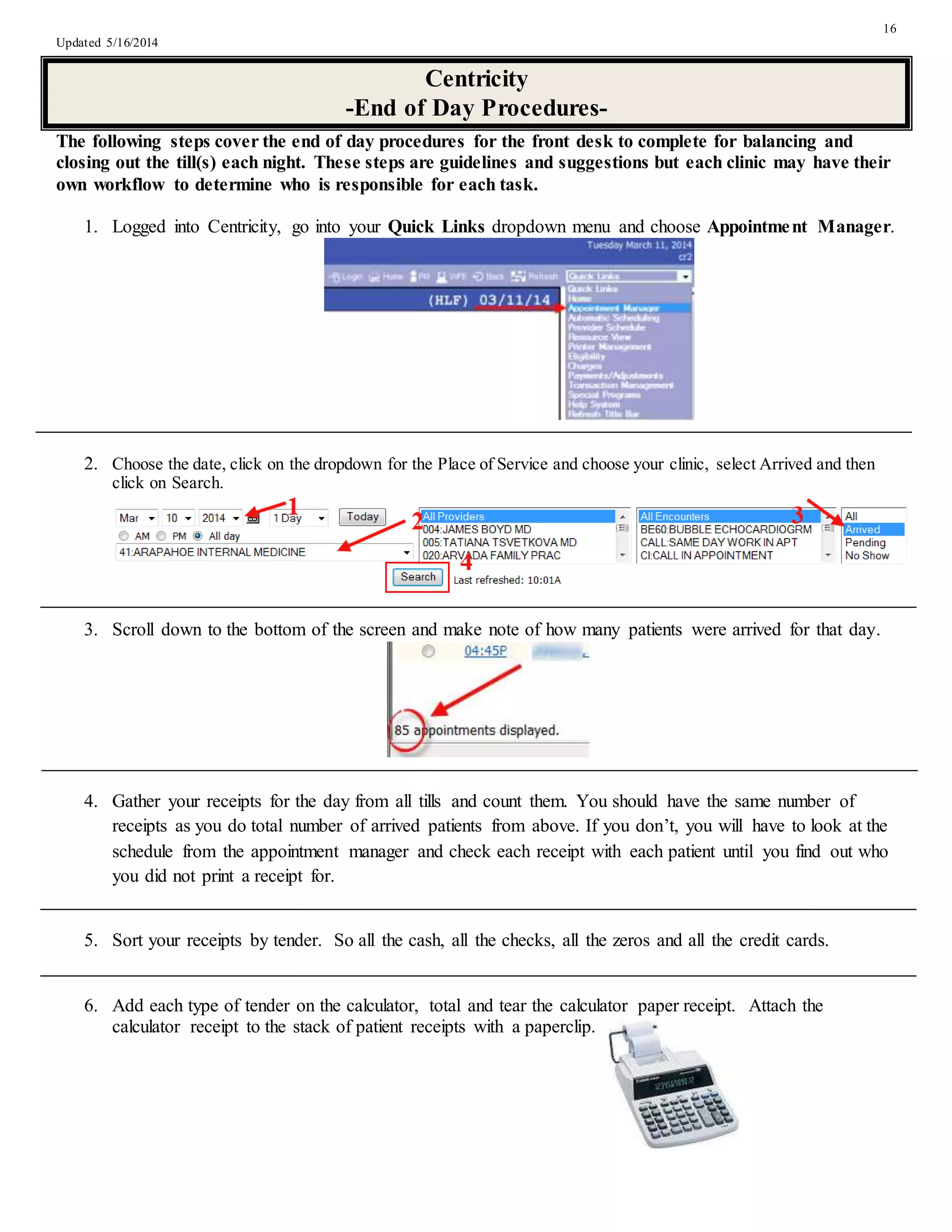 Centricity & Allscripts Trainin Manual Updated | DOCX