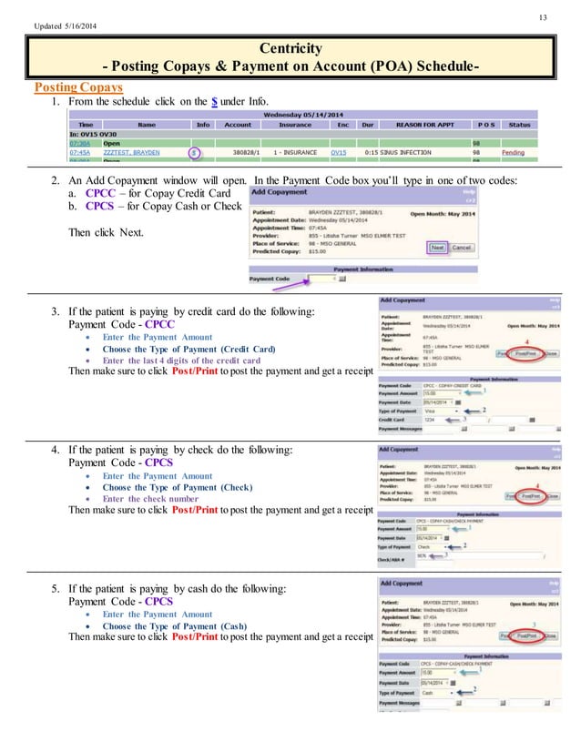 Centricity & Allscripts Trainin Manual Updated | DOCX | Health ...