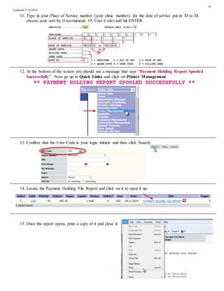 Centricity & Allscripts Trainin Manual Updated | DOCX