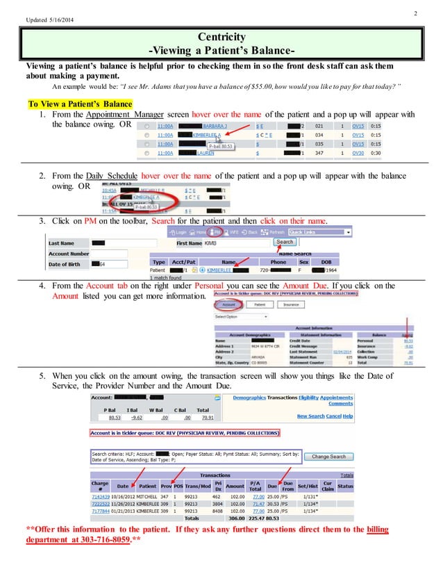 Centricity & Allscripts Trainin Manual Updated | DOCX | Health ...