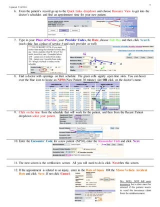 Centricity & Allscripts Trainin Manual Updated | DOCX