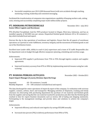 Resume of Yoga Silen | PDF