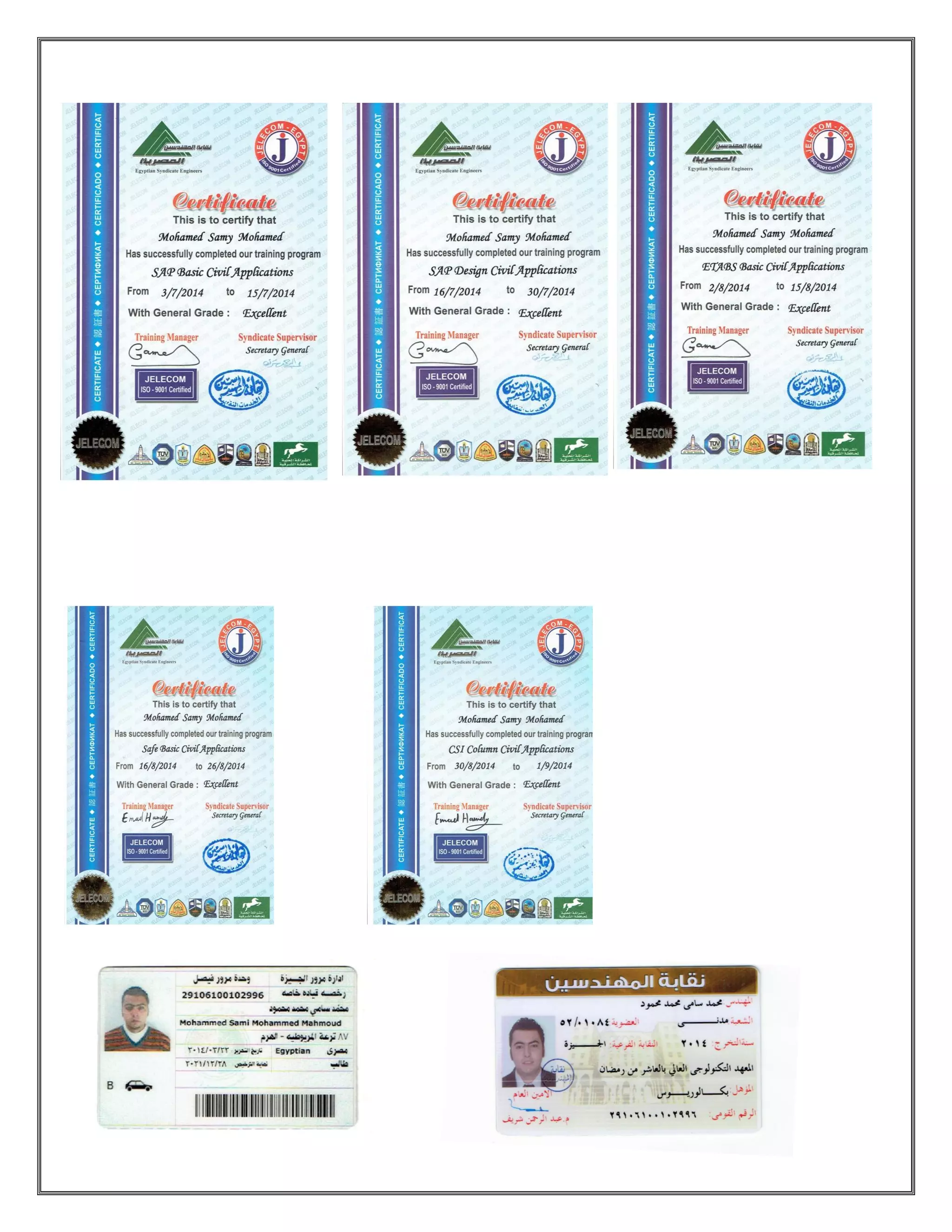 C.V Eng Mohamed Samy | PDF