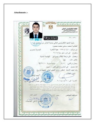 C.V Eng Mohamed Samy | PDF