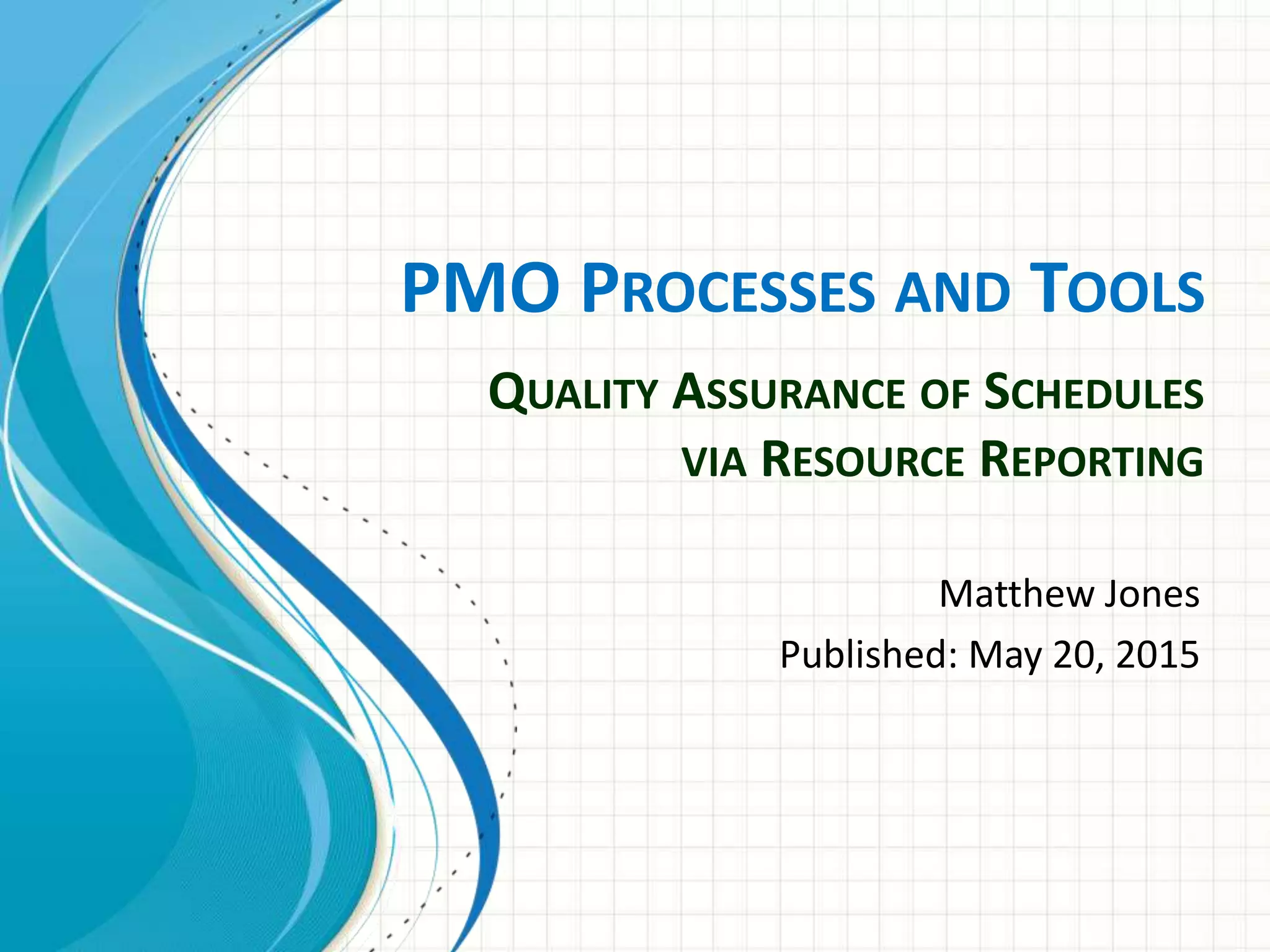 PMO Tools_Resource Analysis | PPTX