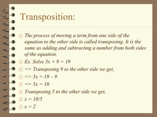 Simple equations | PDF