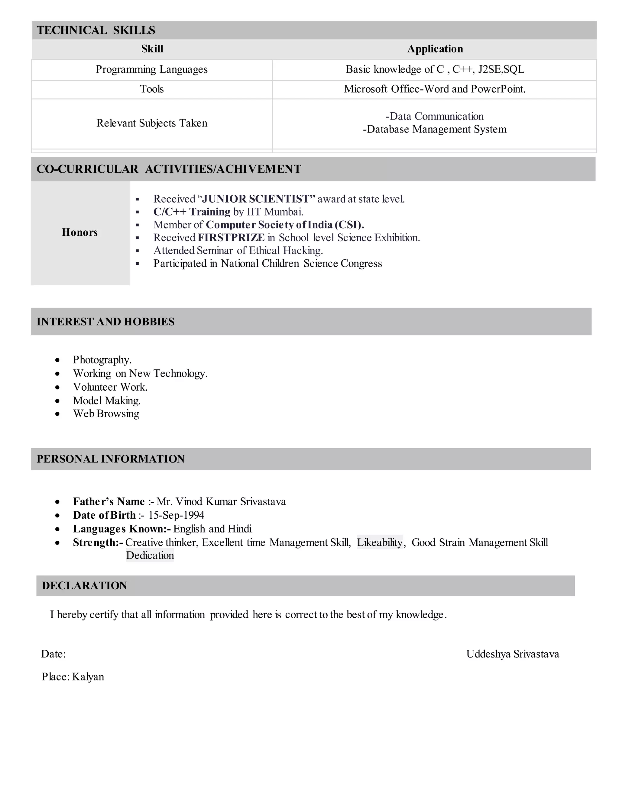 uddeshya_sri1 | DOCX | Databases | Computer Software and Applications