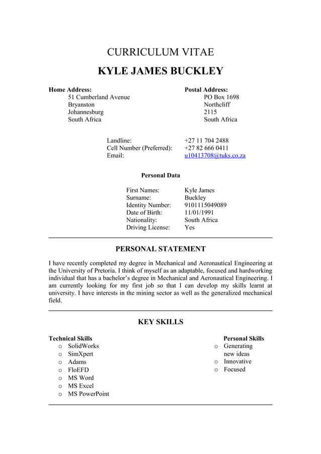 KYLE BUCKLEY CURRICULUM VITAE.docx
