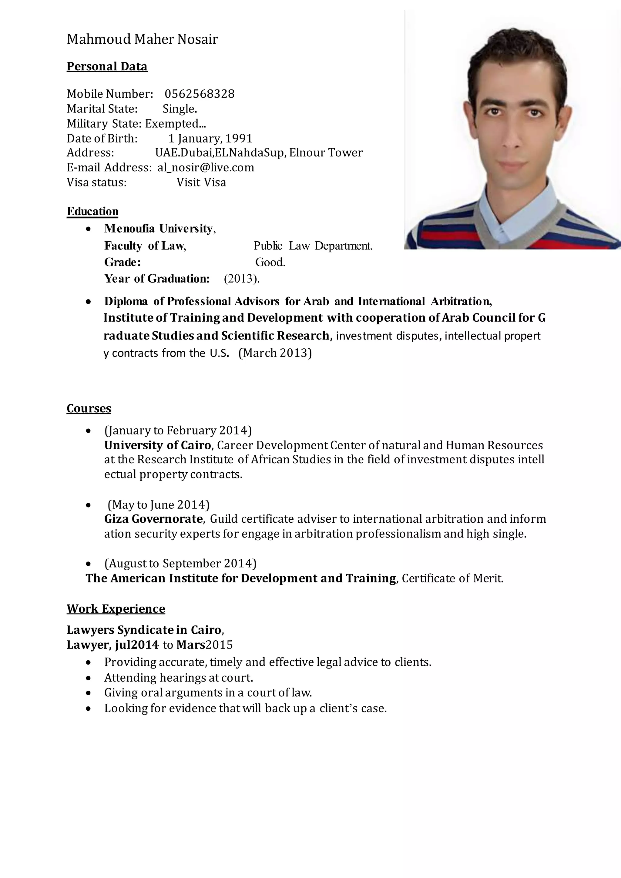 Mahmoud-Maher-Nosair-resume-all-new | DOCX