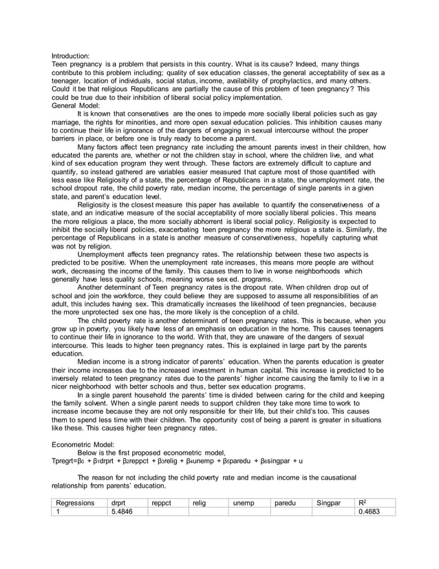 Gilman second draft econ paper | PDF