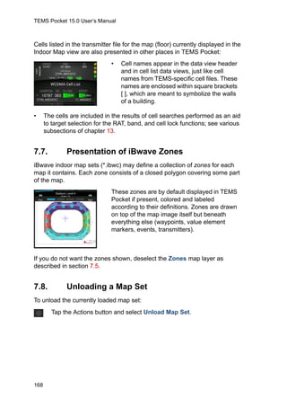 Extract 1 from TEMS Pocket 15.0 User's Manual | PDF
