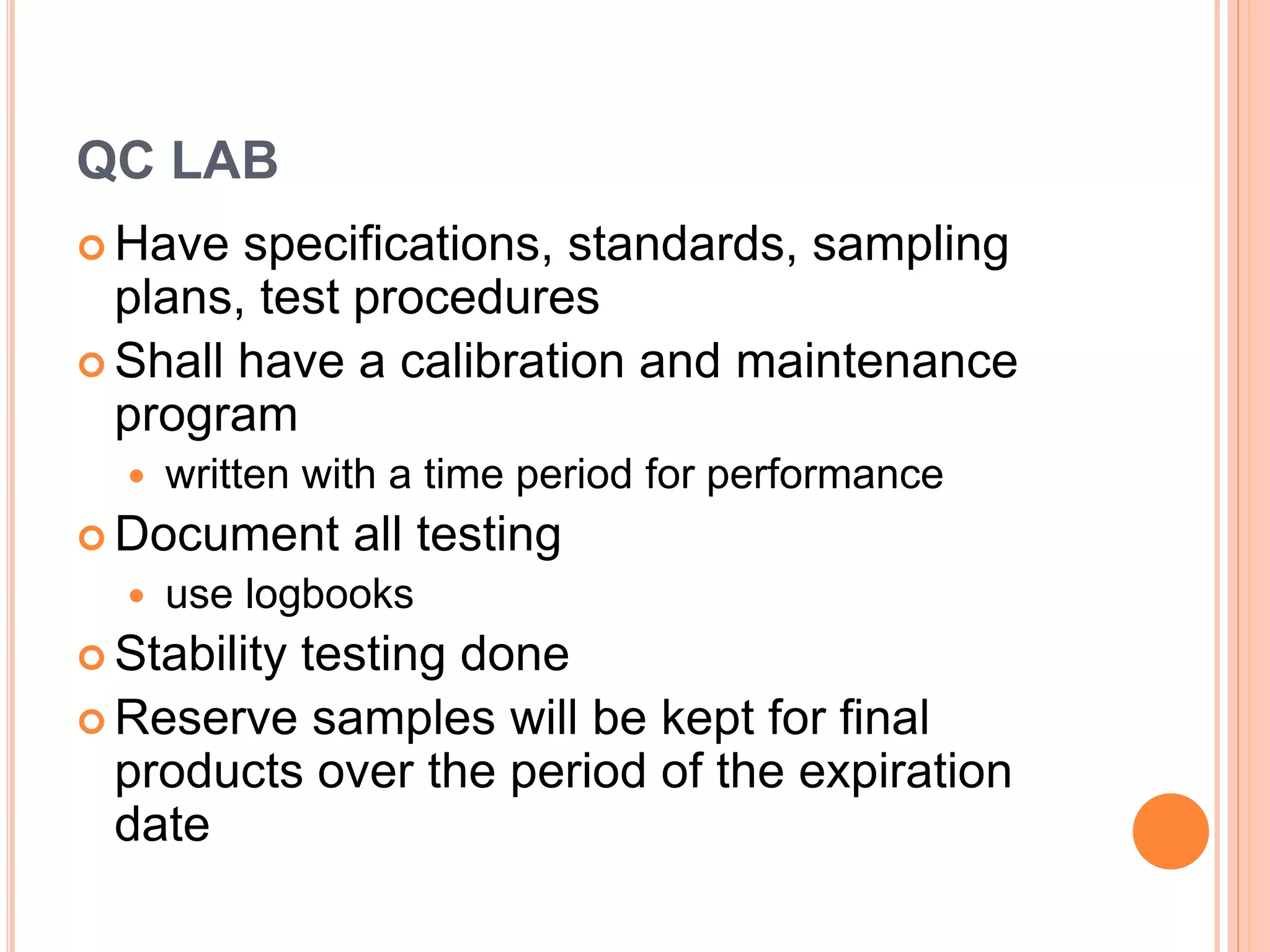 Quality & GMP Presentation | PPTX