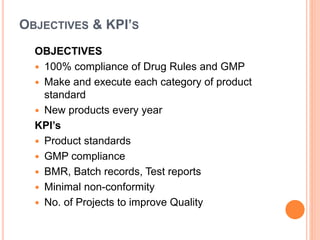 Quality & GMP Presentation | PPTX