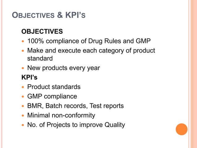 Quality & GMP Presentation | PPTX