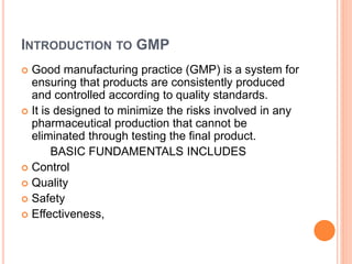 Quality & GMP Presentation | PPTX