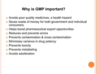 Quality & GMP Presentation | PPTX