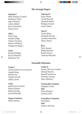 Mass in B minor programme print file | PDF