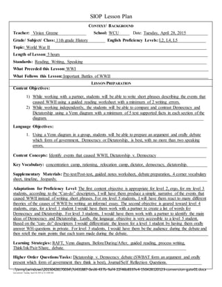 LessonPlan.Final | PDF