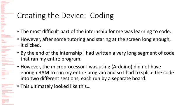 David Weaver - UCI Internship Powerpoint | PPT