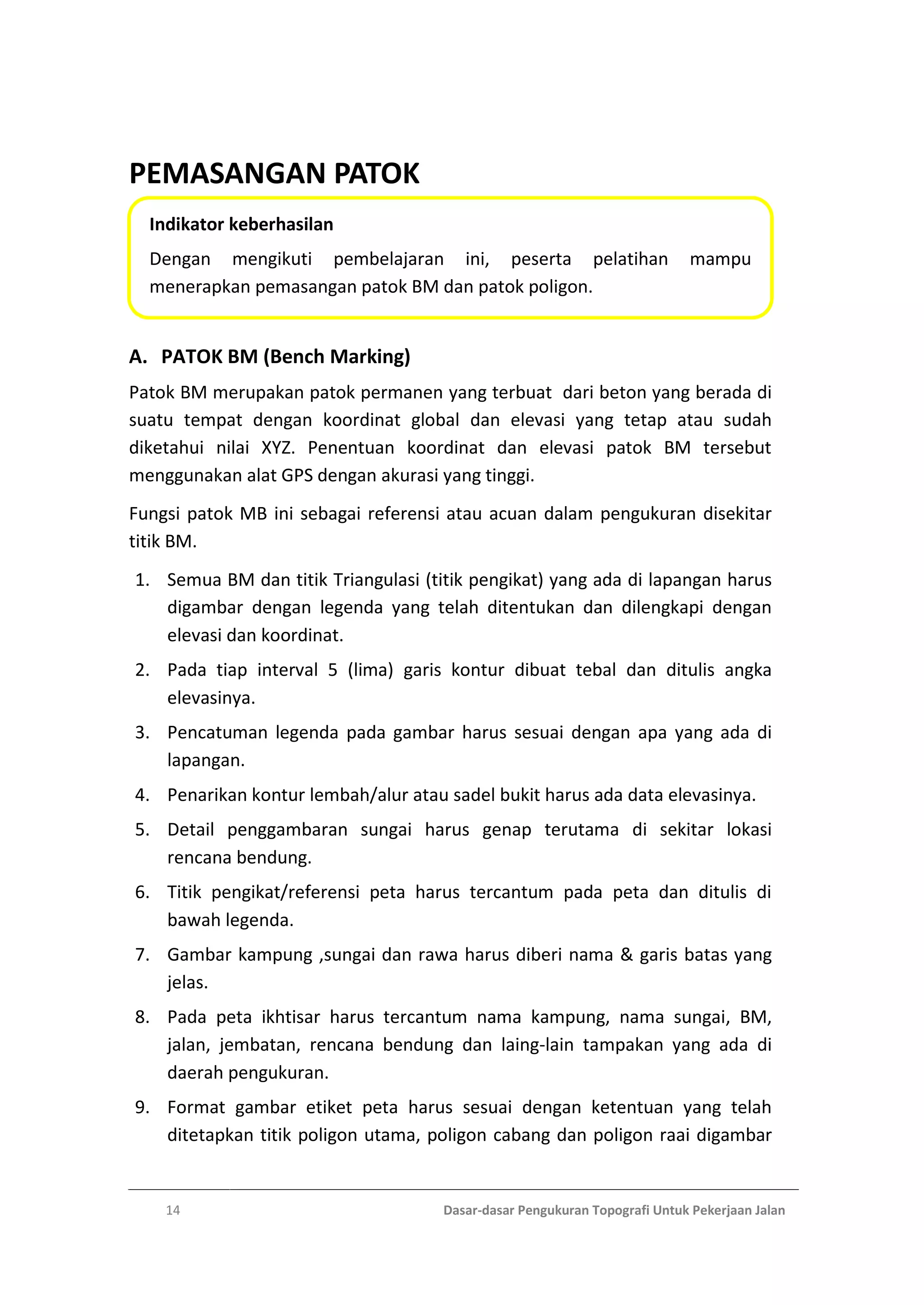 7d452 modul 2_dasar-dasar_pengukuran__topografi_untuk_pekerjaan_jalan | PDF