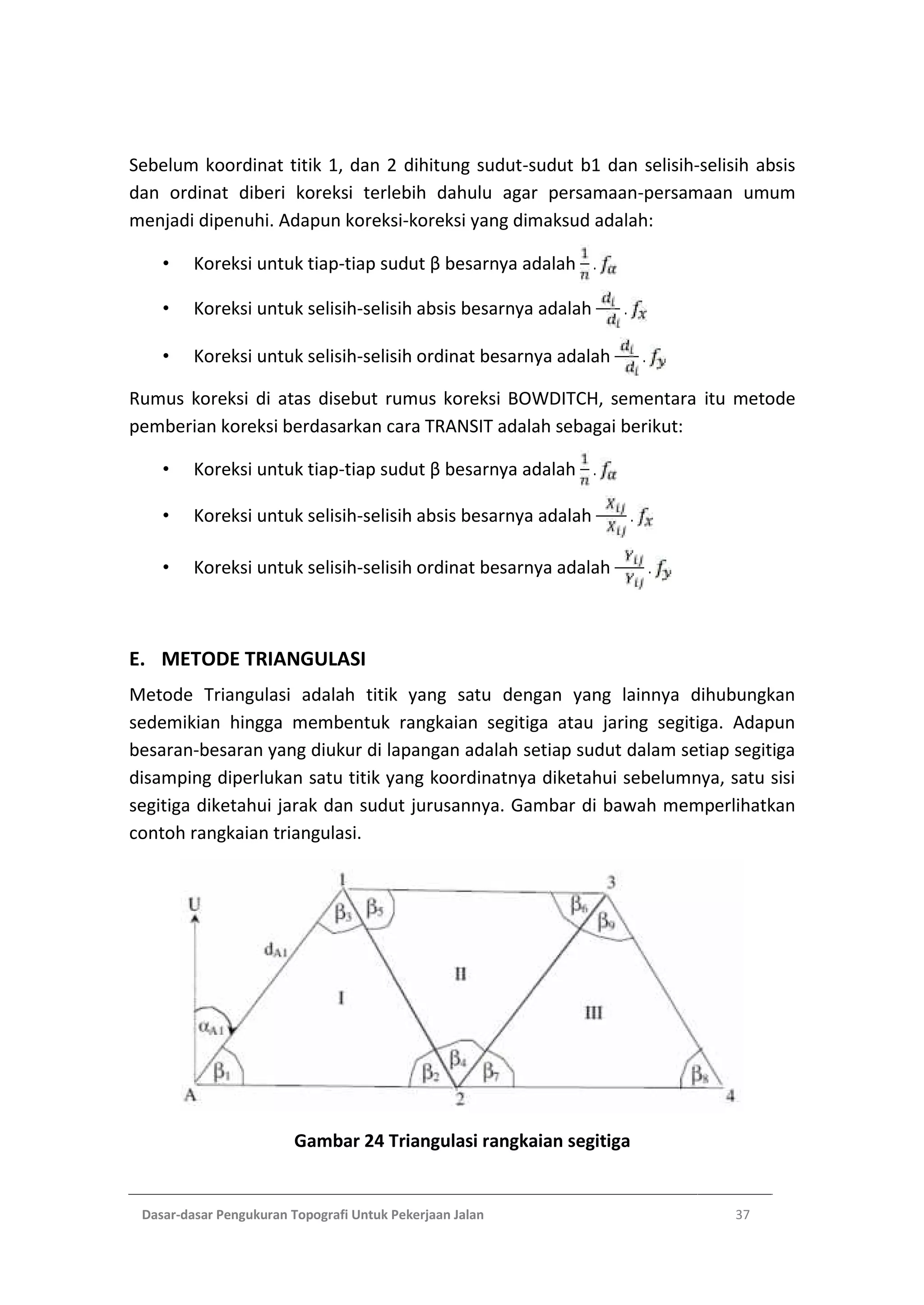 7d452 modul 2_dasar-dasar_pengukuran__topografi_untuk_pekerjaan_jalan | PDF