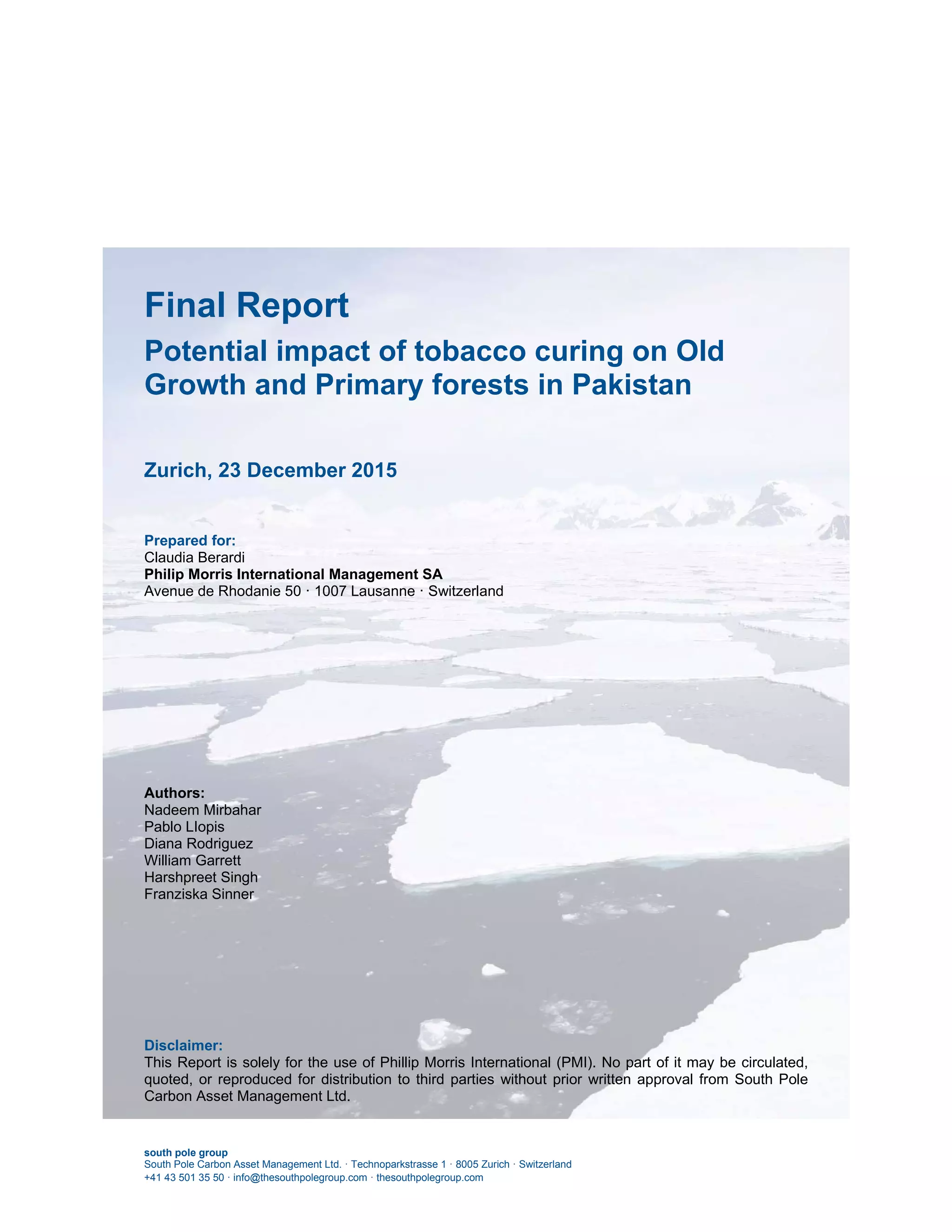 151222_Draft_final_report_Pakistan nm dr clean2 | PDF