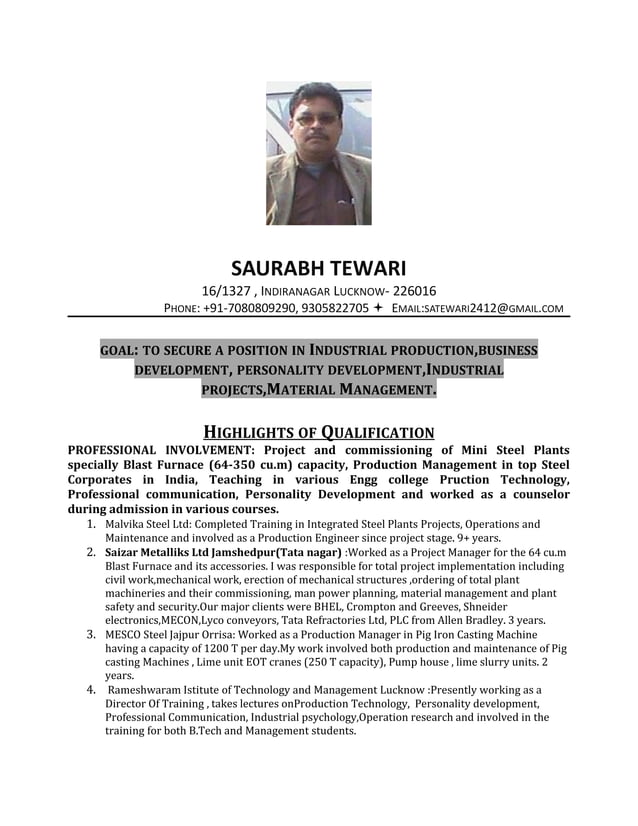 Saurabh Resume | PDF
