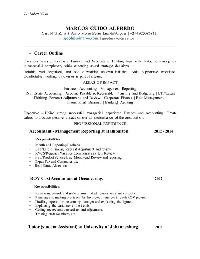 Marcos Alfredo_CV_2015 | PDF