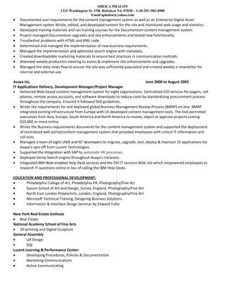 Sheila Phalon_BA_PM_Resume_2016 | DOC