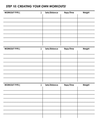 Build Your Own Routine Presentation | PDF