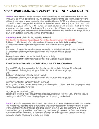 Build Your Own Routine Presentation | PDF