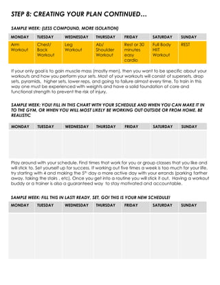 Build Your Own Routine Presentation | PDF