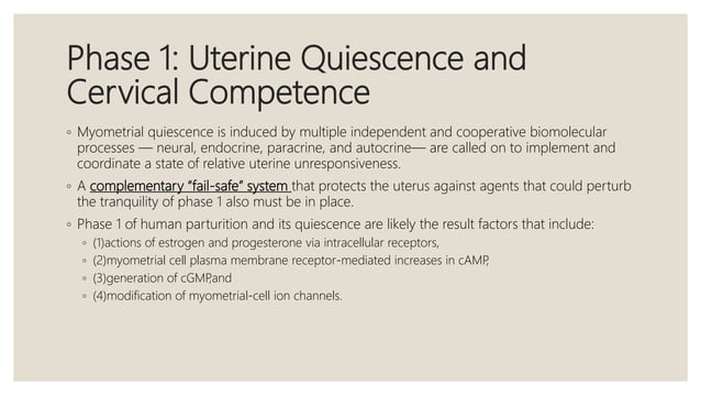 CAUSES AND ONSET OF NORMAL LABOUR | PPTX