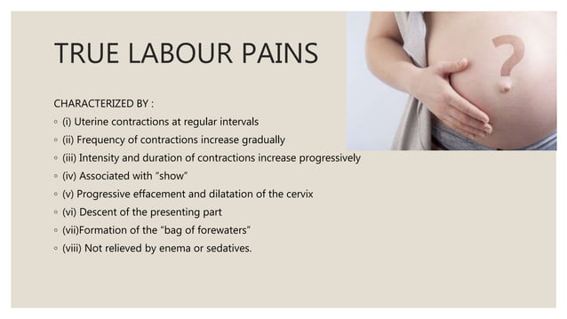 CAUSES AND ONSET OF NORMAL LABOUR | PPTX