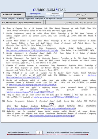 Dr. Ayman A. Mostafa_CV | PDF