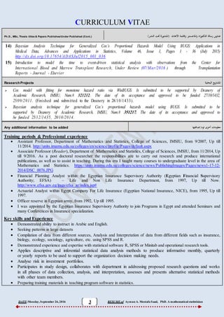 Dr. Ayman A. Mostafa_CV | PDF