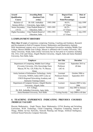 Ajay Vikram Singh | DOC | Computer Networking | Computing